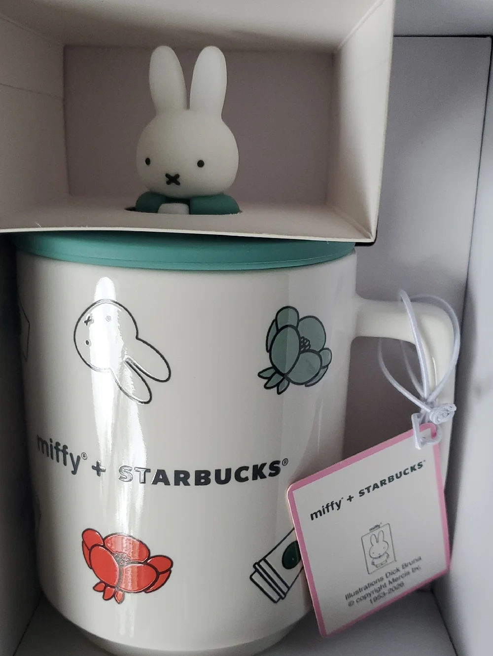miffy | Dining | Miffy X Starbucks Ceramic Mug With Lid | Poshmark